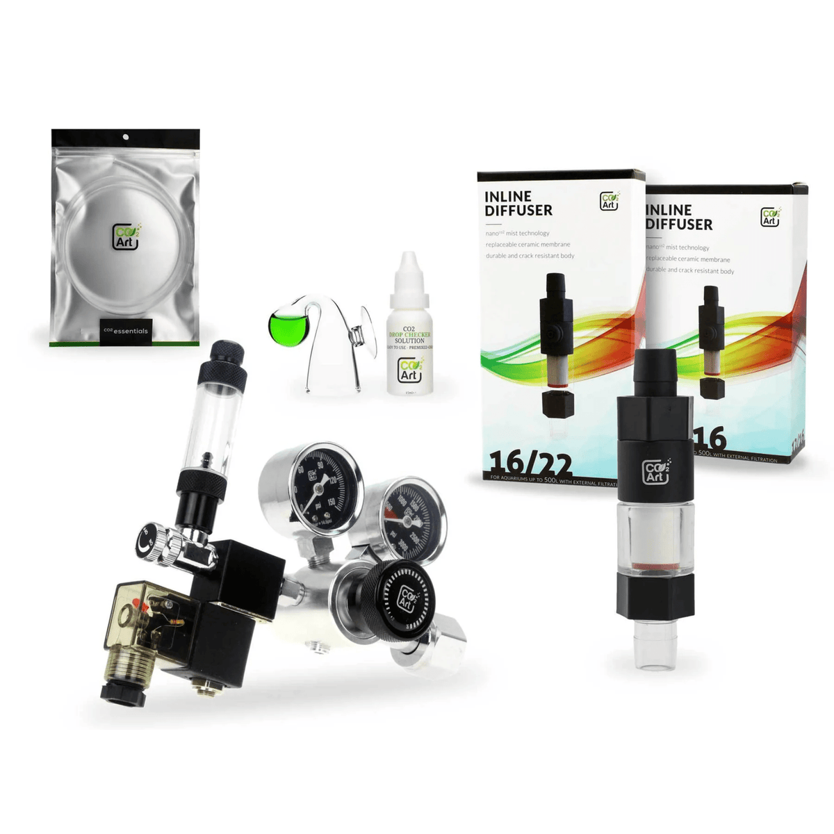 Co2 Art Pro-SE Series Complete Aquarium CO2 System with Inline Co2 Dif ...